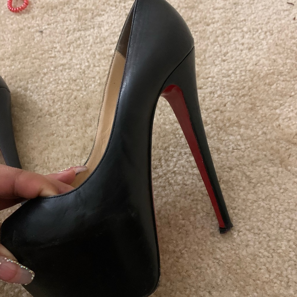 Christian Louboutin Daffodils Platform Heels - Gem